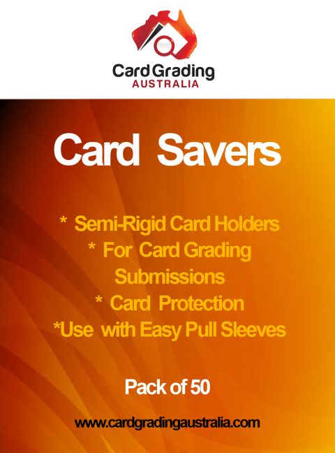 Card Savers – Pack of 50 | Card Grading Australia
